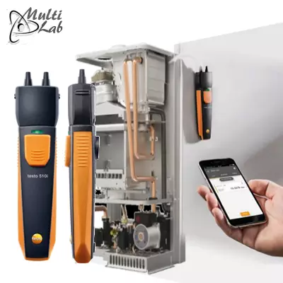 Manometru diferențial cu Bluetooth, Testo 510i